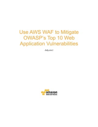 AWS WAF OWASP | PDF