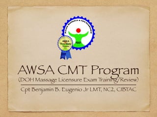 AWSA CMT PROGRAM 2018 | PDF