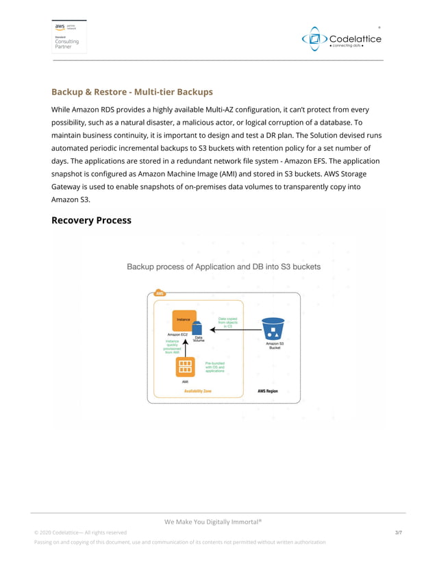 Airline DR - AWS Case Study | PDF