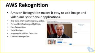 AWS AI Services | PPTX | Artificial Intelligence | Technology & Computing