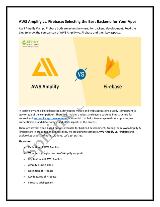 AWS Amplify vs. Firebase Selecting the Best Backend for Your Apps.pdf