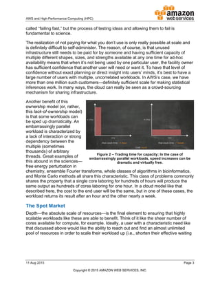 AWS and Scientific Computing | PDF