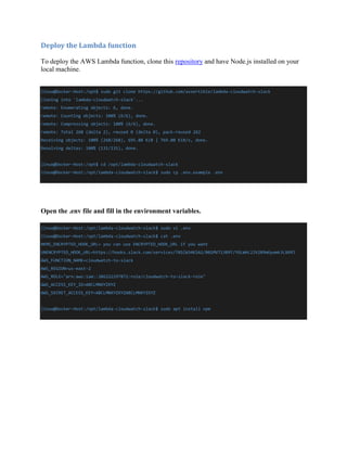 AWS and Slack Integration - Sending CloudWatch Notifications to Slack.pdf