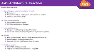 Aws architecture main ideas | PDF | Cloud Computing | Internet