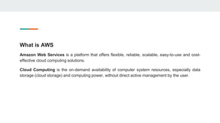 Aws Architecture Training | PPTX