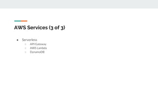 Aws Architecture Training | PPTX