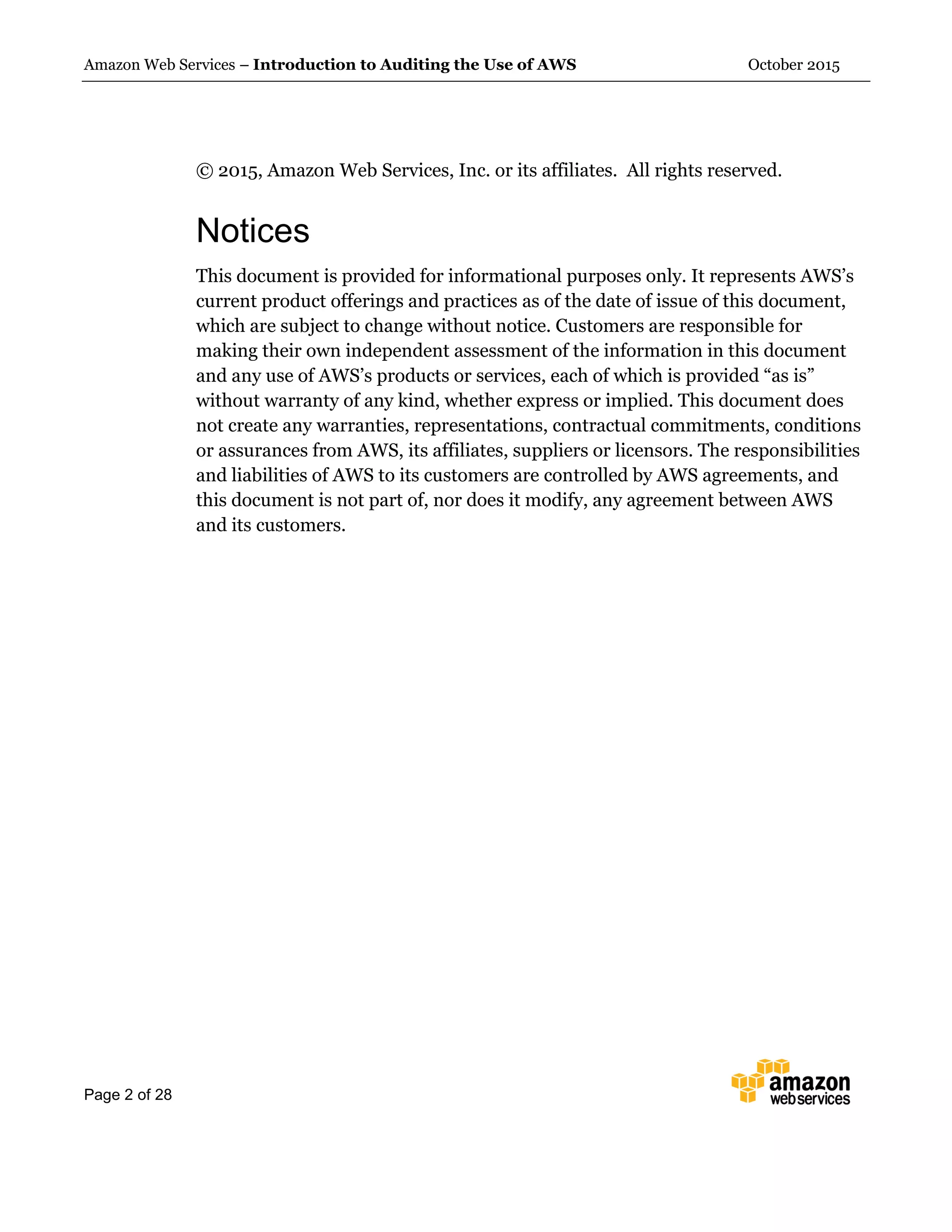 Aws auditing security_checklist | PDF