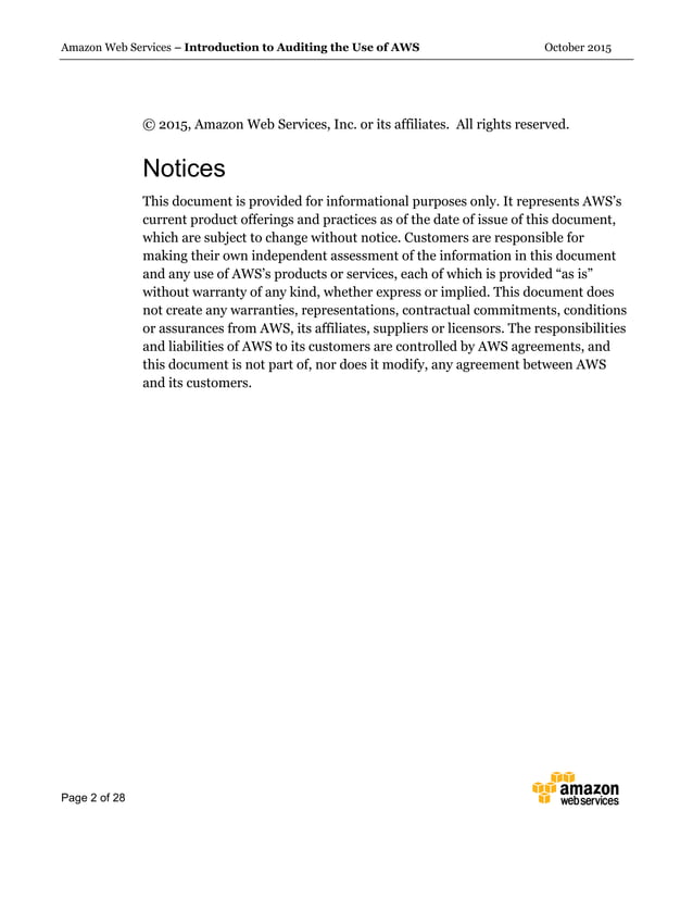 Aws auditing security_checklist | PDF