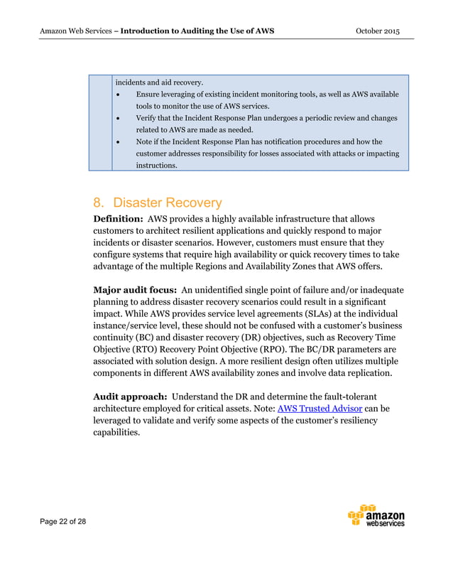 Aws auditing security_checklist | PDF