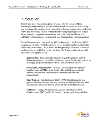 Aws auditing security_checklist | PDF