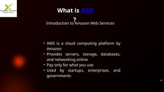 AWS Basic Architecture Explained for beginners | PPTX