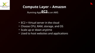 AWS Basic Architecture Explained for beginners | PPTX