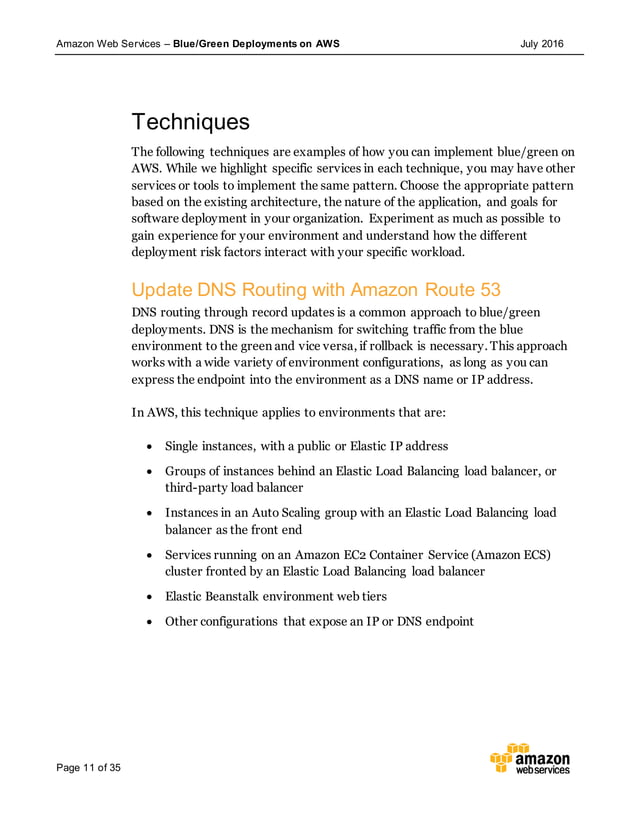 Aws blue green_deployments | PDF