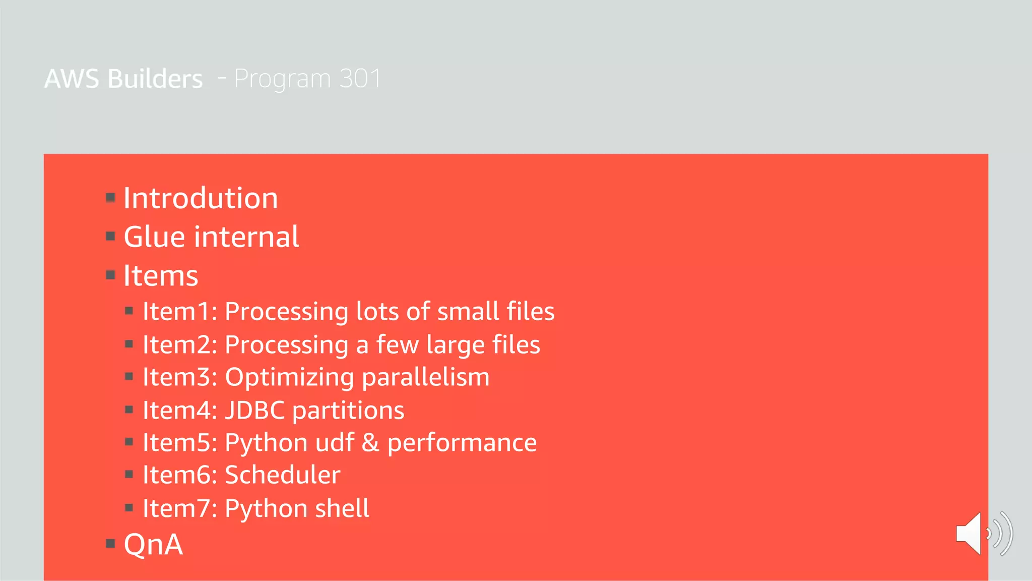 [AWS Builders] Effective AWS Glue | PDF