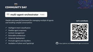 Building Agentic AI with Multi-Agent Orchestrator Framework | PDF