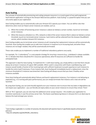 Aws building fault_tolerant_applications | PDF