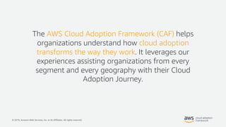 AWS Cloud Adoption Framework and Workshops | PDF