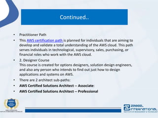 What is AWS certification path?-AWS certification path | PPTX