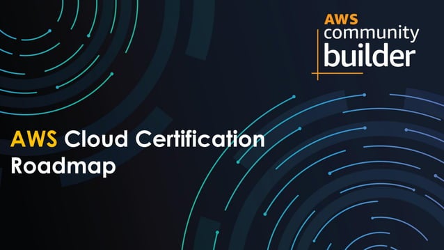 Aws certification roadmap yogesh-sharma | PPT