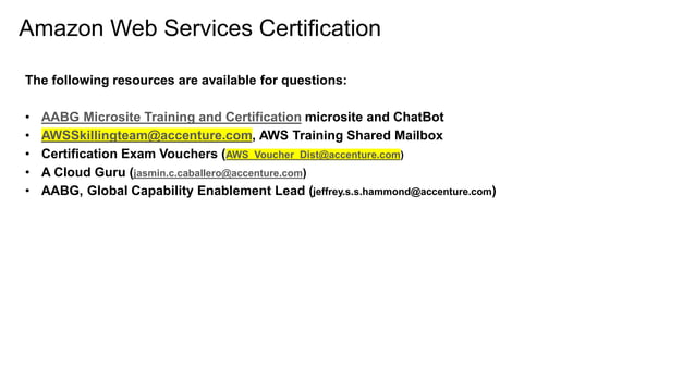 AWS Certifications Guide-2020 amazon tecnologia.pptx | Free Download
