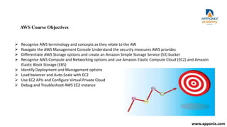 Aws certification training course ppt | PPTX