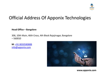 Apponix | PPT