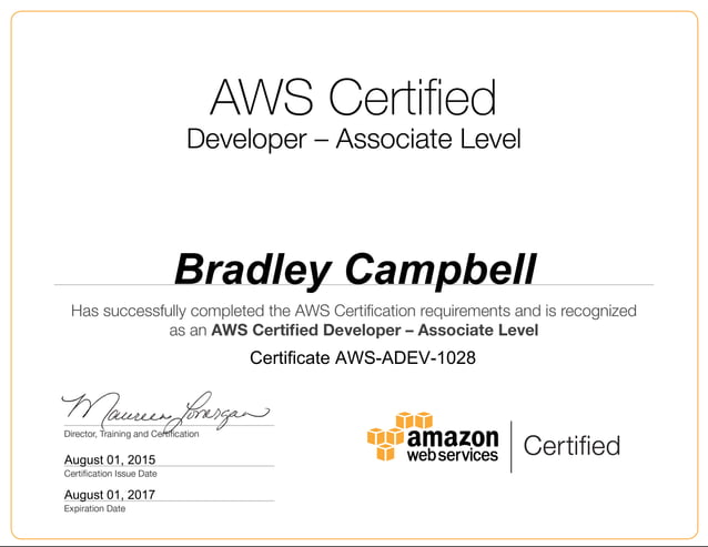 AWS Certified Developer Associate Certification | PPT