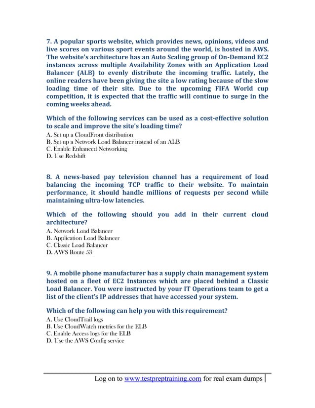 Aws certified sys ops administrator associate exam dumps | PDF