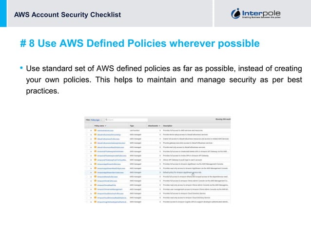 AWS Account Security Checklist | PPT
