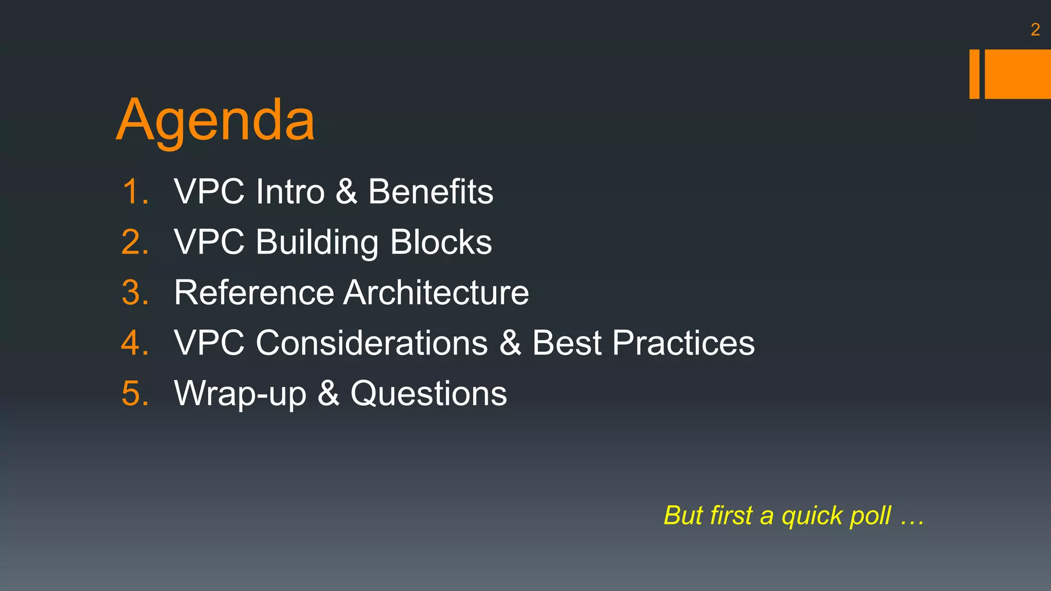 Introduction to AWS VPC, Guidelines, and Best Practices | PPTX