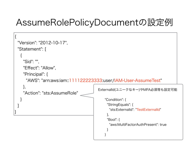 Aws Cliでassumerole Ppt