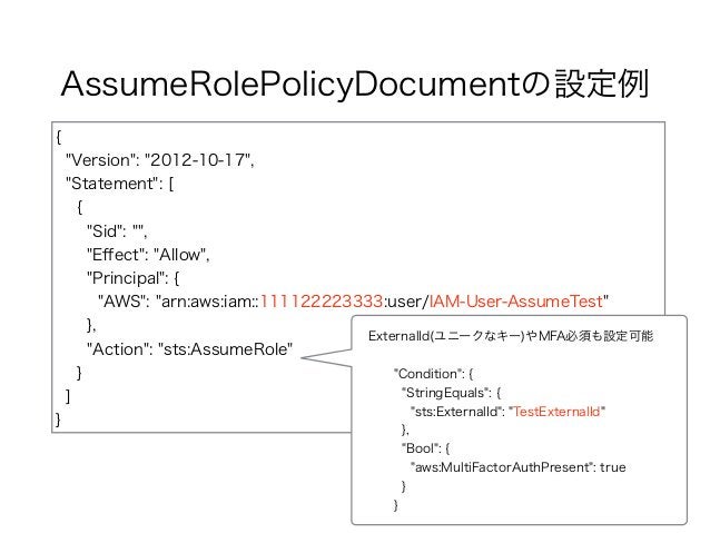 AWS CLIでAssumeRole | PDF