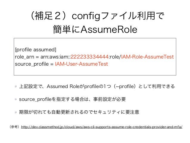 Aws Cliでassumerole Ppt 