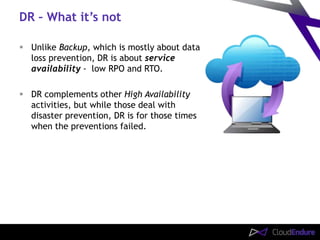 AWS Cloud Disaster Recovery Plan Checklist - Are you ready? | PPTX