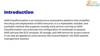 AWS Cloud Formation: A Service Resource Management | PPT