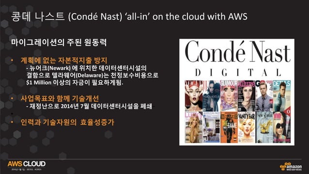 성공적인 Aws Cloud 마이그레이션 전략 및 사례 방희란 매니저 Aws Cloud Track 1 Intro Ppt