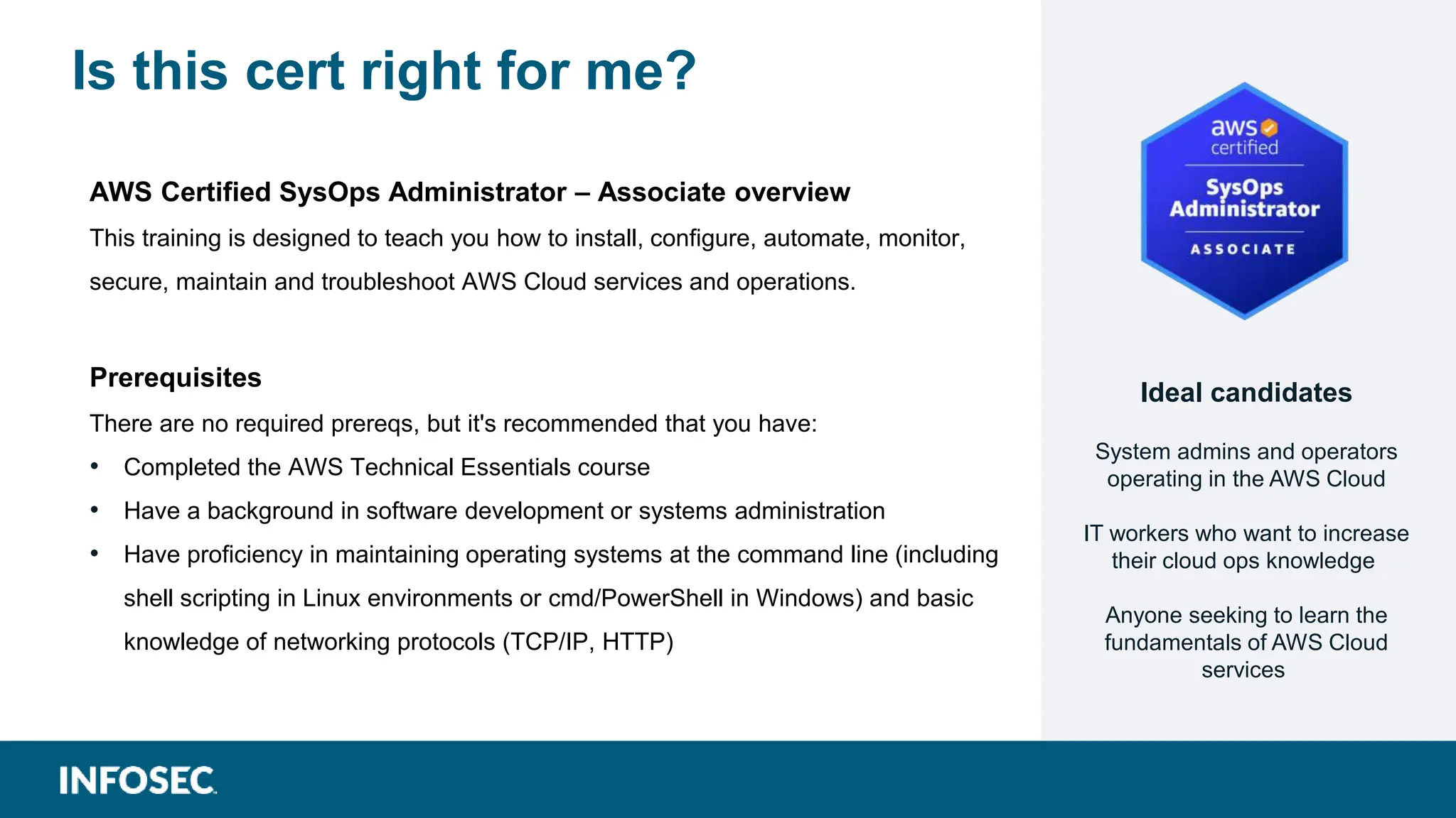 AWS Cloud Operations Administrator: What it is and how to get certified ...