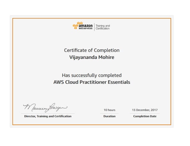 AWS cloud practitioner essential transcript | PPT