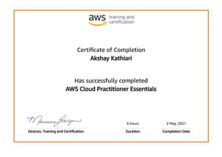 AWS cloud practitioner essentials | PDF