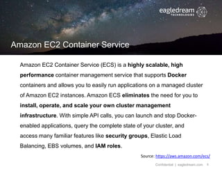 Amazon Web Services - Running Containers with ECS | PPT