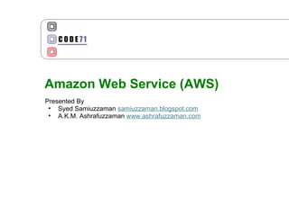 Amazon Web Sevice(aws) | PPT