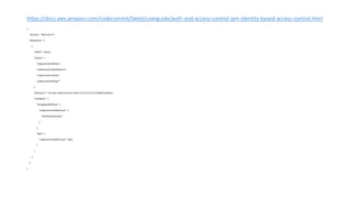 AWS CodeCommit – Securing the Repository and Branches | PPTX