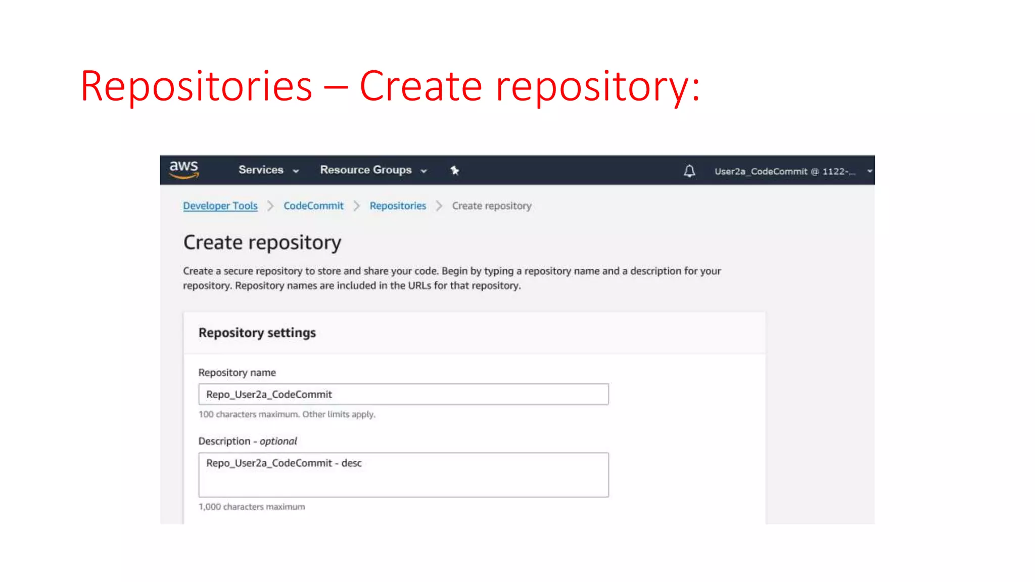 AWS CodeCommit Setup | PPTX