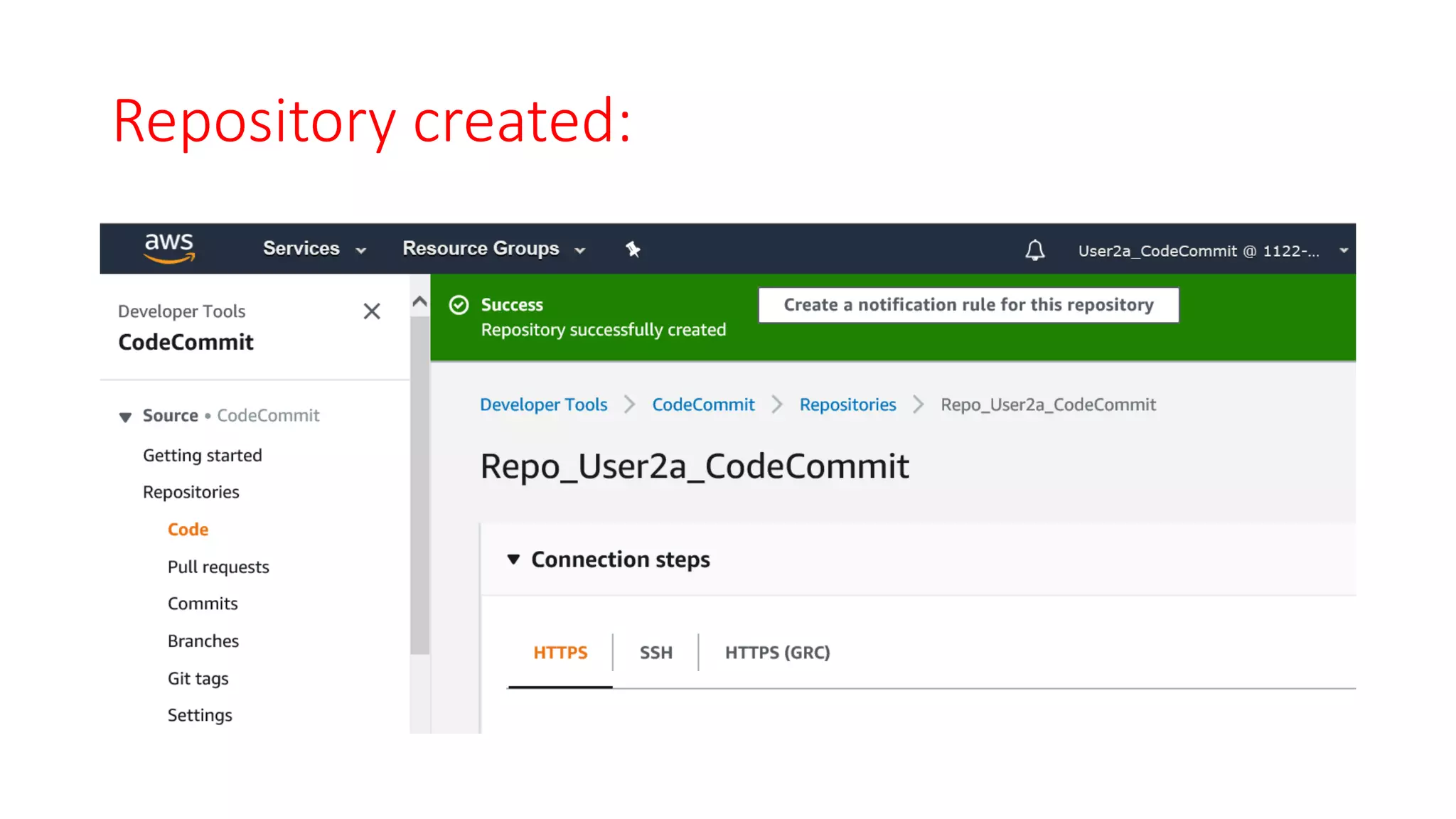 AWS CodeCommit Setup | PPTX