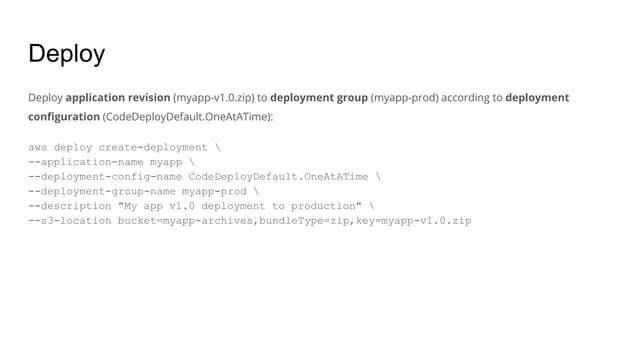 AWS CodeDeploy - basic intro | PPT