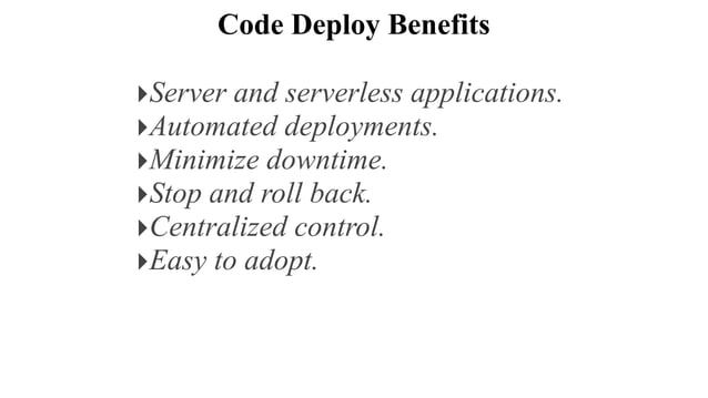 AWS CodeDeploy | PDF
