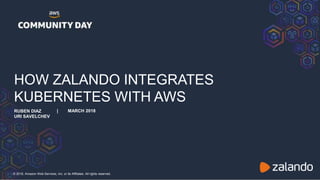 How Zalando integrates Kubernetes with AWS | PPT