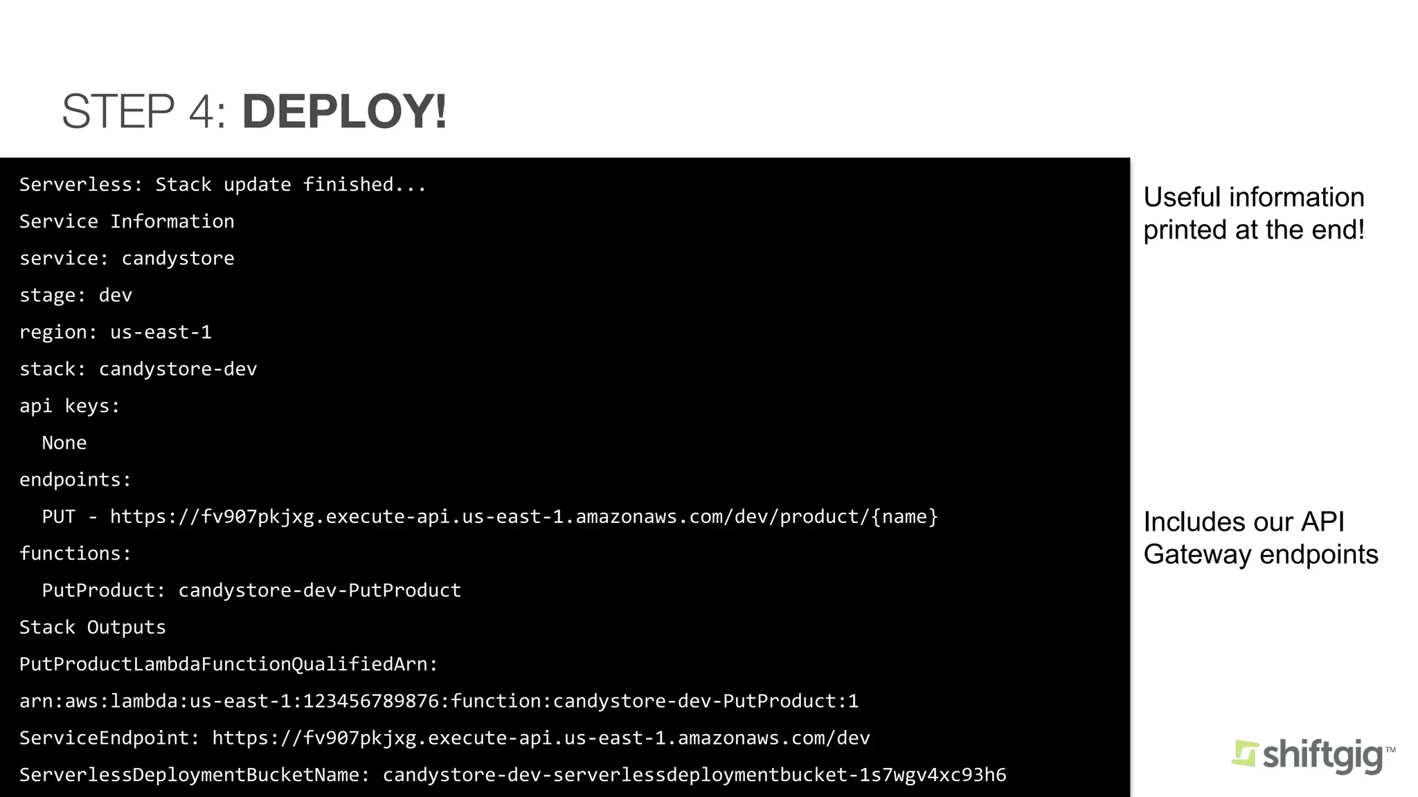 Serverless Framework Workshop - Tyler Hendrickson, Chicago/burbs | PPT