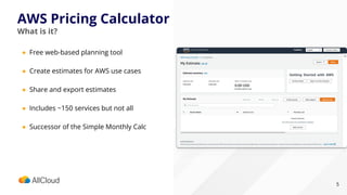 The AWS Pricing Calculator - An ultra-low-cost product. How to save ...