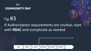 Complex architectures for authentication and authorization on AWS | PPT